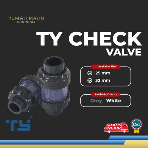 Jual TY Aquarium Check Valve Transparan Pipa Pipe U – PVC by 3 Pawns ...