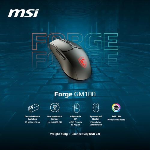 Jual MSI FORGE GM100 GAMING MOUSE - Jakarta Barat - RedTeknologi ...