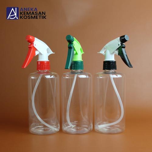 Jual Botol Spray Triger 500ml Natural PET / Botol Kispray big trigger 500ml - Hitam - Kab. Bogor ...