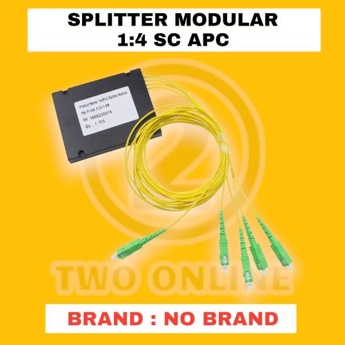Jual PASIF SPLITTER 1:4 APC modular passive spliter 1x4 SC APC fiber ...