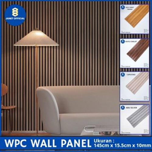 Promo WPC Wall Panel T 95cm dan L 15.5cm | 1cm | pvc Wallpanel Wood ...