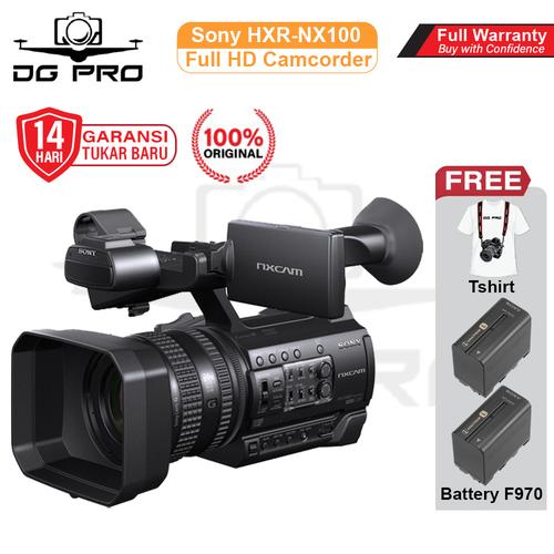 Jual Sony HXR-NX100 Full HD NXCAM Camcorder - Handycam NX 100 - KOMPLIT ...