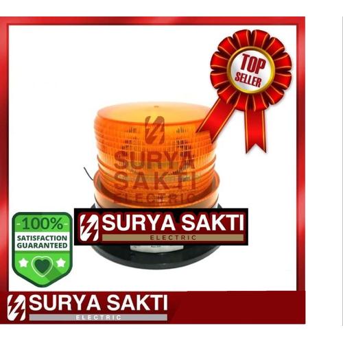 Jual ROTARY LAMP LED 4" KUNING 12VDc/24VDc MAGNET bisa buat mobil ...