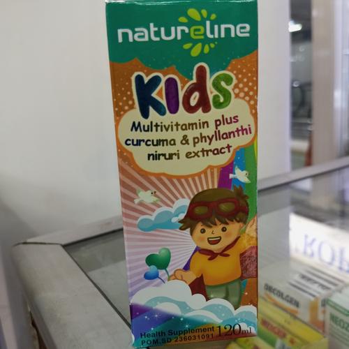 Jual NATURELINE KIDS multivitamin EXTRA temulawak 120 ml untuk stamina ...