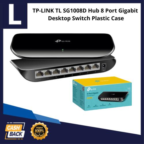 Jual TP-LINK TL SG1008D Hub 8 Port Gigabit Desktop Switch Plastic Case ...