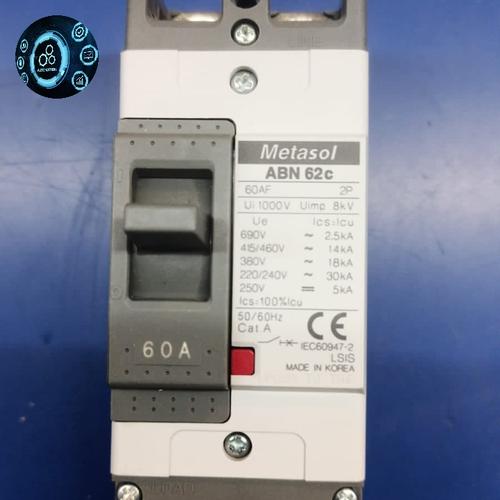 Jual ABN-62c MCCB LS is 60 A 2 Pole 50/60Hz Mccb ABN-62c MADE IN KOREA ABN-62c MCCB LS is 60 A 2 ...
