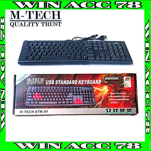 Jual Keyboard USB Standar m-tech for PC Laptop - Harga Per 1 dus (20pcs ...