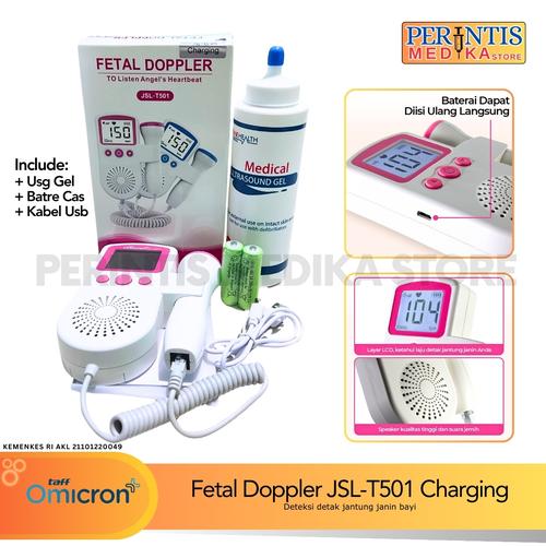 Jual Fetal Doppler JSL-T501 Taff Omicron Alat Deteksi Detak Jantung ...