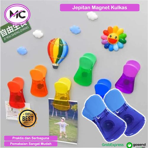 Jual Penjepit Plastik Kemasan Snack Klip Magnet Kulkas Jepit Clip ...