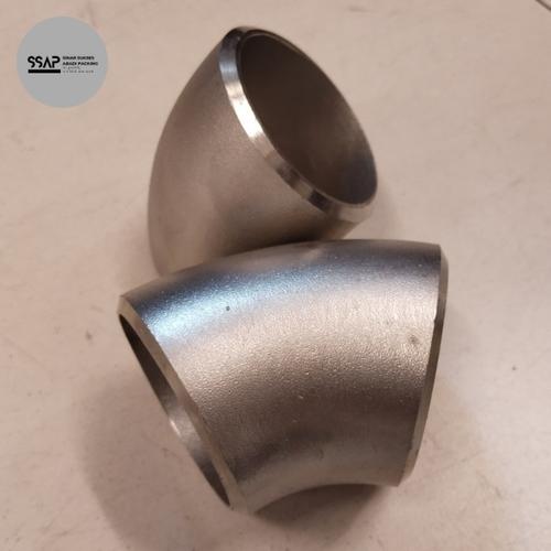Jual Elbow Las 45 derajat Stainless SS304 SCH40 Ukuran 6" inch / ELBOW LAS SCH40 SS304 - Jakarta ...