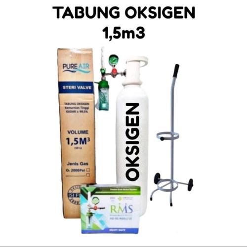 Jual Tabung Oksigen 1.5m3 Set Lengkap Siap Pakai - Kab. Bekasi - Berkah ...