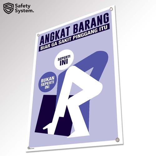 Jual Spanduk Banner K3 Safety Keselamatan Kerja Safety K3 Manual ...