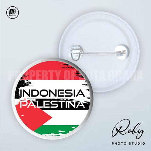 Jual [PIN PRESS] INDONESIA PALESTINA Pin Bros Souvenir PALESTINA ...