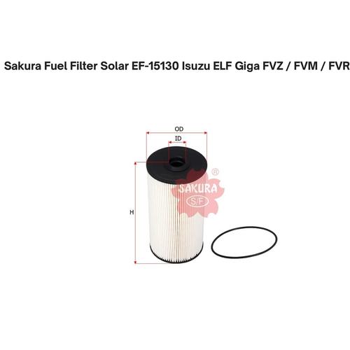 Jual Sakura Fuel Filter Solar EF-15130 Isuzu ELF Giga FVZ / FVM / FVR ...