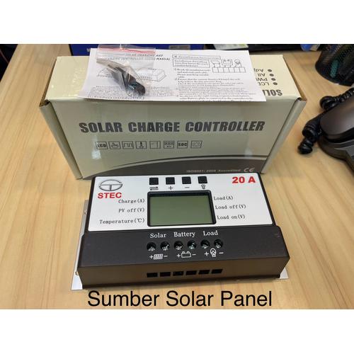 Jual Solar Charge Controller 20A STEC 20A 12/24V Digital Display ...
