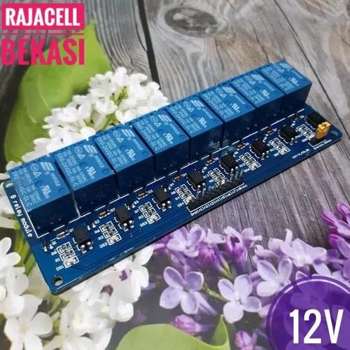 Jual RELAY MODULE 8 CH 12V DC LOW LEVEL TRIGGER +OPTOCOUPLER HIGH ...