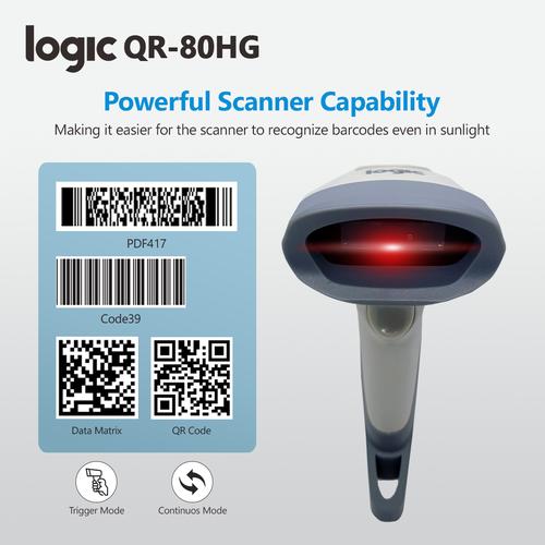 Promo Barcode Scanner QR Code QR-80HG - Bisa 1D & 2D Scan Layar LCD ...