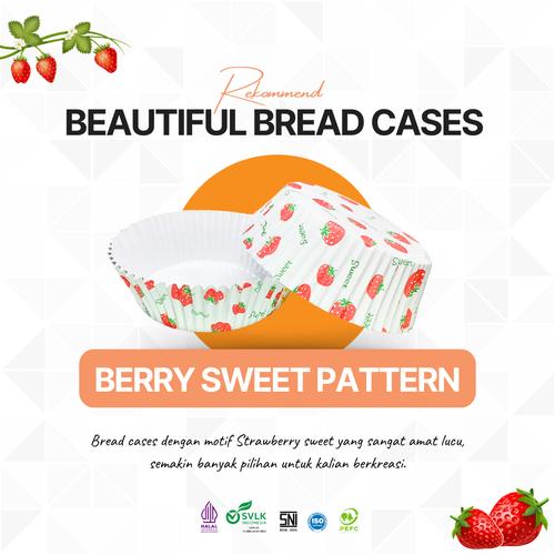 Jual ROSA Bread Case Kertas Roti Round Strawberry - Round 2 - Jakarta ...