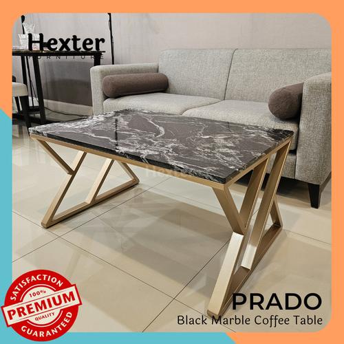 Jual PRADO - Meja Tamu Marmer Cream Marble Coffee Table Minimalis Mewah ...