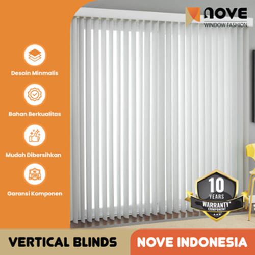 Promo Vertical Blinds Indoor Waterproof Fire Retardant Blackout 100% ...