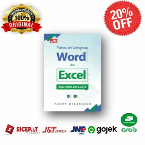 Jual Buku Panduan Lengkap Word Dan Excel 2007, 2010, 2013, & 2016 - Origina - Jakarta Timur ...