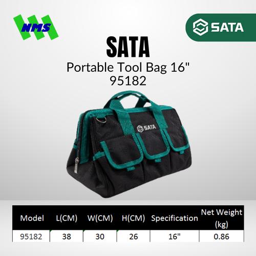 Promo Tas Perkakas SATA 95182 Portable Tool Bag 16" Inci Waterproof - 1 ...