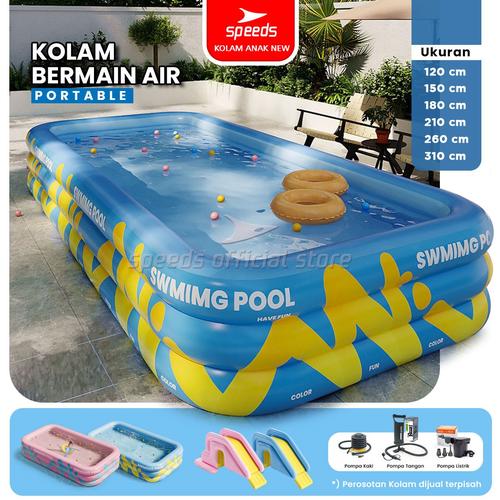 Jual SPEEDS Kolam Renang Tiup Portable Anak Ukuran Jumbo Kolam Renang ...
