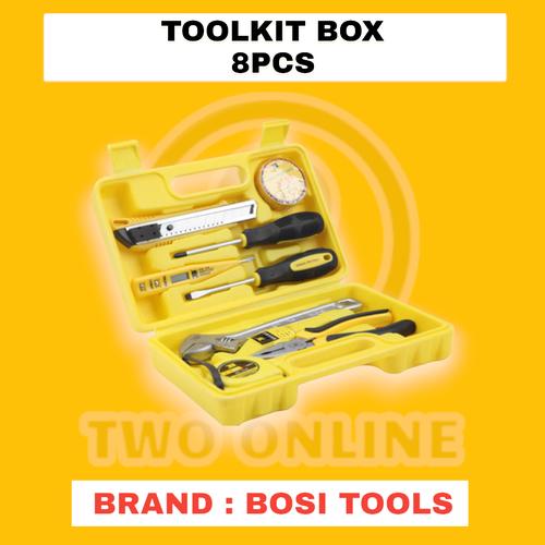 Jual TOOLKIT SET isi 8pcs alat toolkit box BOSI TOOLS - Jakarta Utara ...