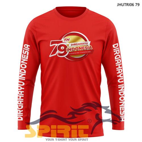 Jual Kaos Baju 17 Agustusan Dirgahayu Kemerdekaan Indonesia HUT RI ke-79 2024 - Biru, M ...