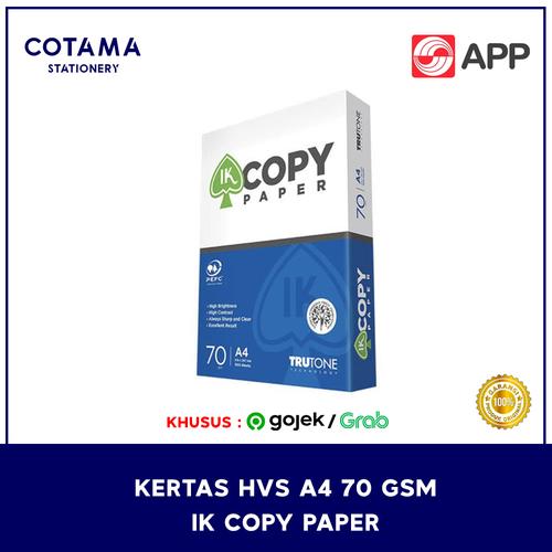 Jual Kertas HVS A4 70gr IK COPY PAPER - 1 Rim isi 500 Lembar - Jakarta ...