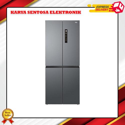 Promo TCL P500CD Kulkas Multi Door 4 Pintu Metal Door w/ Door Alarm ...