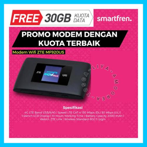 Jual Modem Smartfren MiFi Andromax Movimax ZTE Mobile WiFi MF920US ...