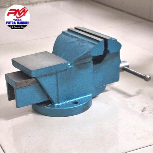 Jual Ragum 3 inch Catok meja besi SUPER / Bench Vice 75mm non Swivel ...