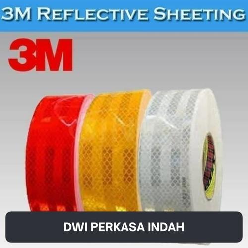 Jual 3M EGP Stiker Reflektor Diamond Sticker Rambu 5cm x 45m - Putih ...