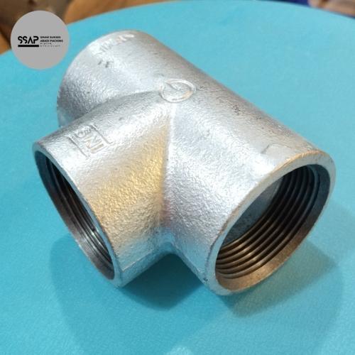Jual Tee galvanis drat 1/2" inch / Fitting Sambungan galvanis - Jakarta ...