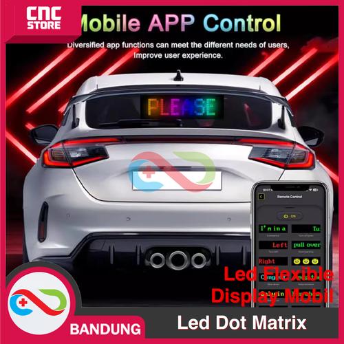 Jual LED FLEXIBLE PAPAN SCREEN DISPLAY MOBIL LAMPU RUNNING SIGN BOARD ...