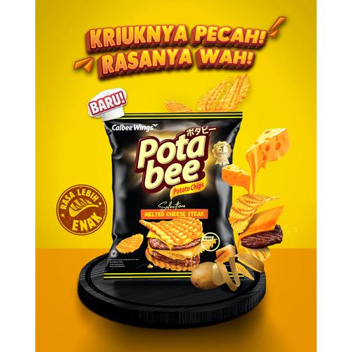 Jual POTABEE Potato Chips Keripik Kentang Makanan Ringan Rasa Salted ...
