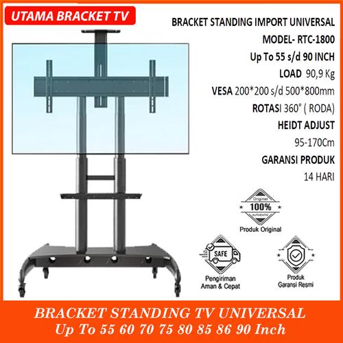 Jual Bracket Standing 86 inch Braket Stand tv 90 86 85 80 75 70 65 60 ...