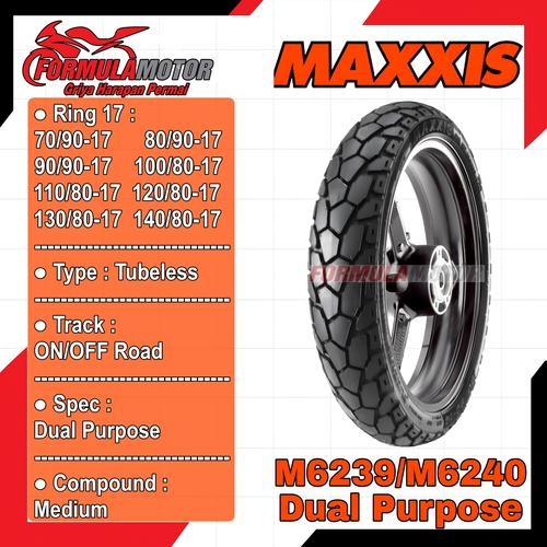 Jual Ban Motor Maxxis M6239/M6240 ON/OFF Road Ring 17 Dual Purpose ...