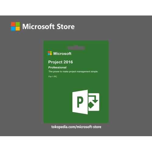 Jual Microsoft Project Pro 2016 32/64 Bit Full Retail Version - POSA ...
