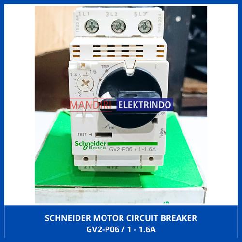 Jual SCHNEIDER MOTOR CIRCUIT BREAKER GV2-P06 / 1 - 1.6A - Jakarta Pusat ...