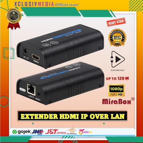 Jual MiraBox HDMI IP Extender Over LAN / UTP 1080P@60Hz 120m Multi ...