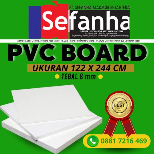 Jual PVC Board / PVC Foam Board Tebal 8 mm 122x244 Cm - Jakarta Utara ...