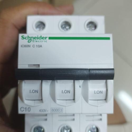 Jual MCB Circuit Breaker 3Pole 3Phase iC60N 10A 3 Pole 3 Phase 6ka 10A iC60N 3P 10A - Jakarta ...