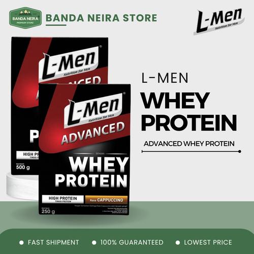 Jual L-Men LMen L Men Advanced Advance Whey Protein - CAPPUCCINO, 7 ...