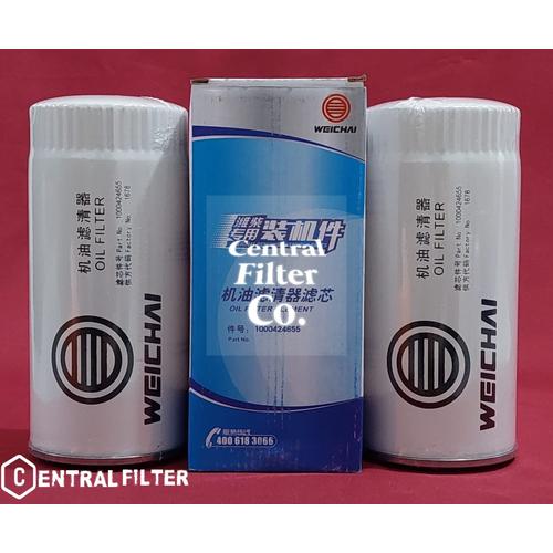 Jual 1000424655 Oil Filter Weichai // 1000424655 // 1000736512 ...