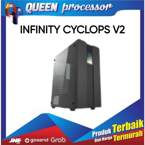Jual CASING INFINITY CYCLOPS V2 ATX / MATX / MINI ITX - NON FAN ...