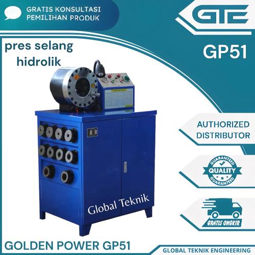 Jual GOLDEN POWER GP51 CRIMPING MACHINE / ALAT PRES SELANG HIDROLIK ...