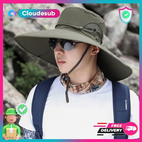 Jual Topi Rimba Mancing Camping Berkebun Topi Outdoor Anti Panas ...