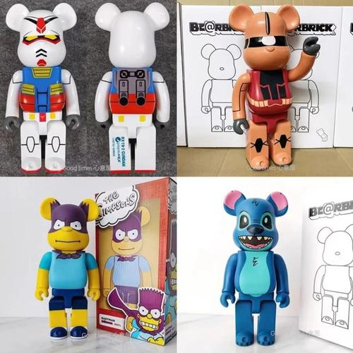 Jual Disney Stitch y Bearbrick 400% Statue Violent Bear Brick Porch ...